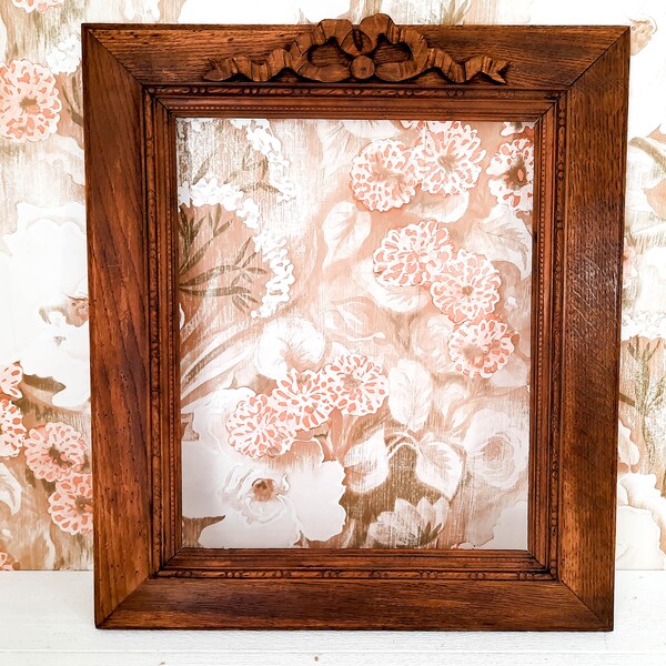 Carved Wood Frame - Etsy