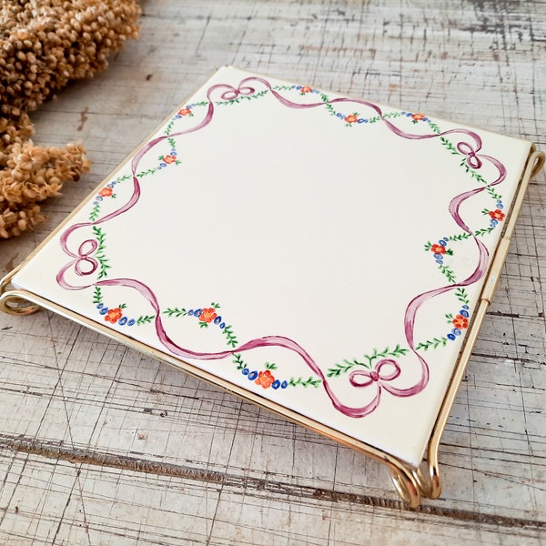 Metal Tile Trivet - Etsy