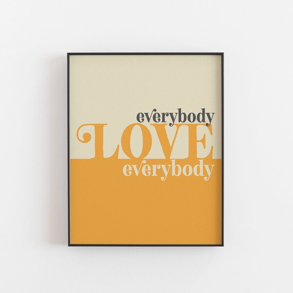 Love Everybody - Etsy