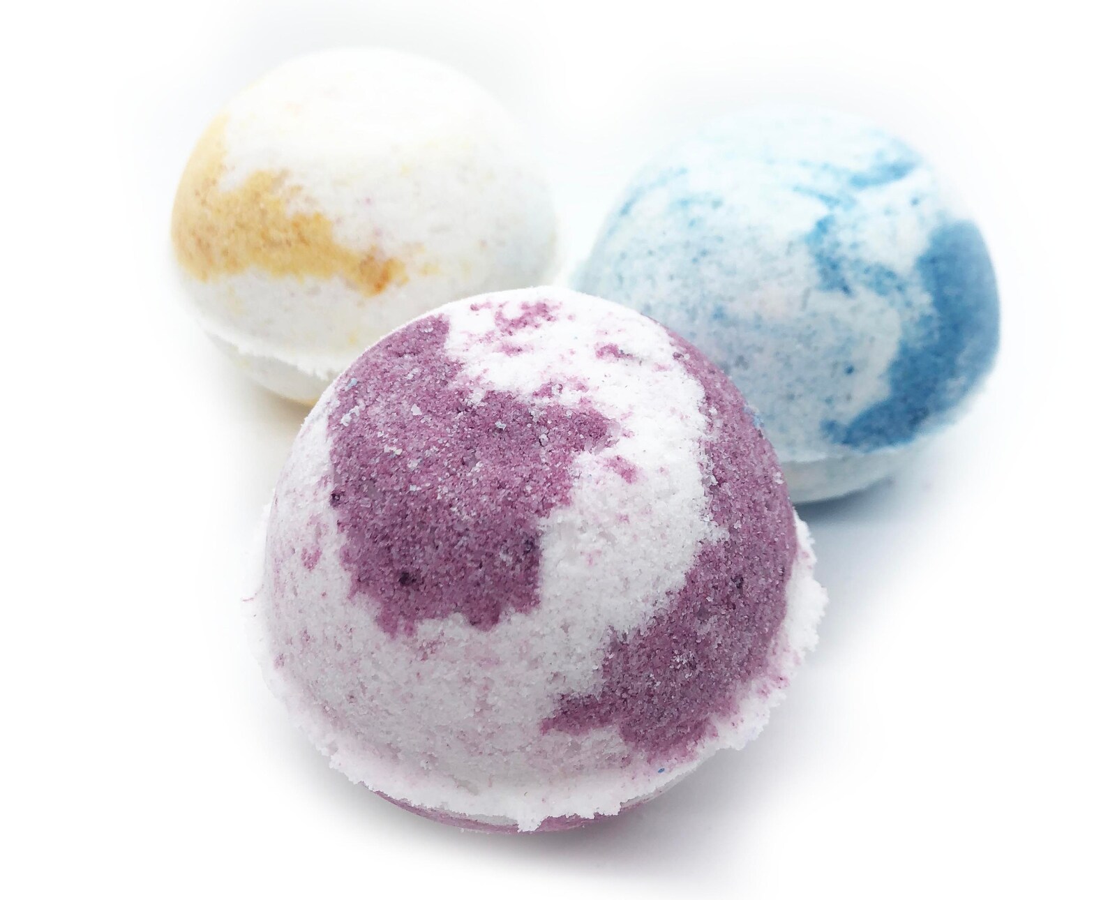 Set of 3 - Strawberry Lemon Bath Bomb With a Surprise Inside! - Etsy