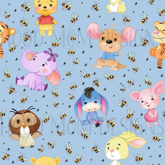 Cartoon Baby Pooh Bear