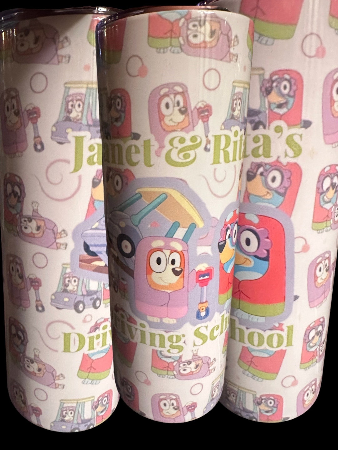 Bluey Janet & Rita Tumbler - Etsy