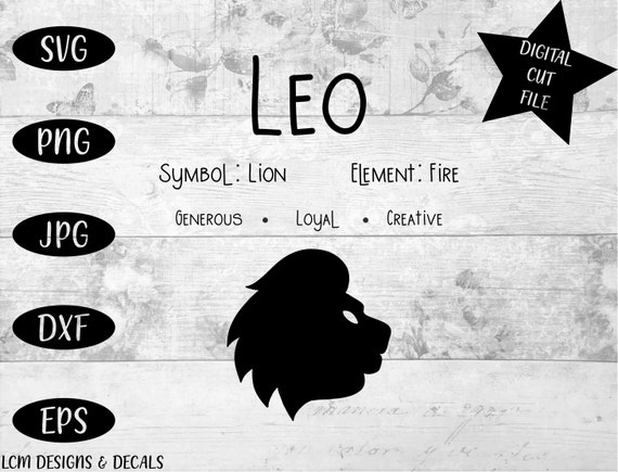 Zodiac SVG / Cut Files / Leo Svg / Star Signs / Zodiac Signs / | Etsy