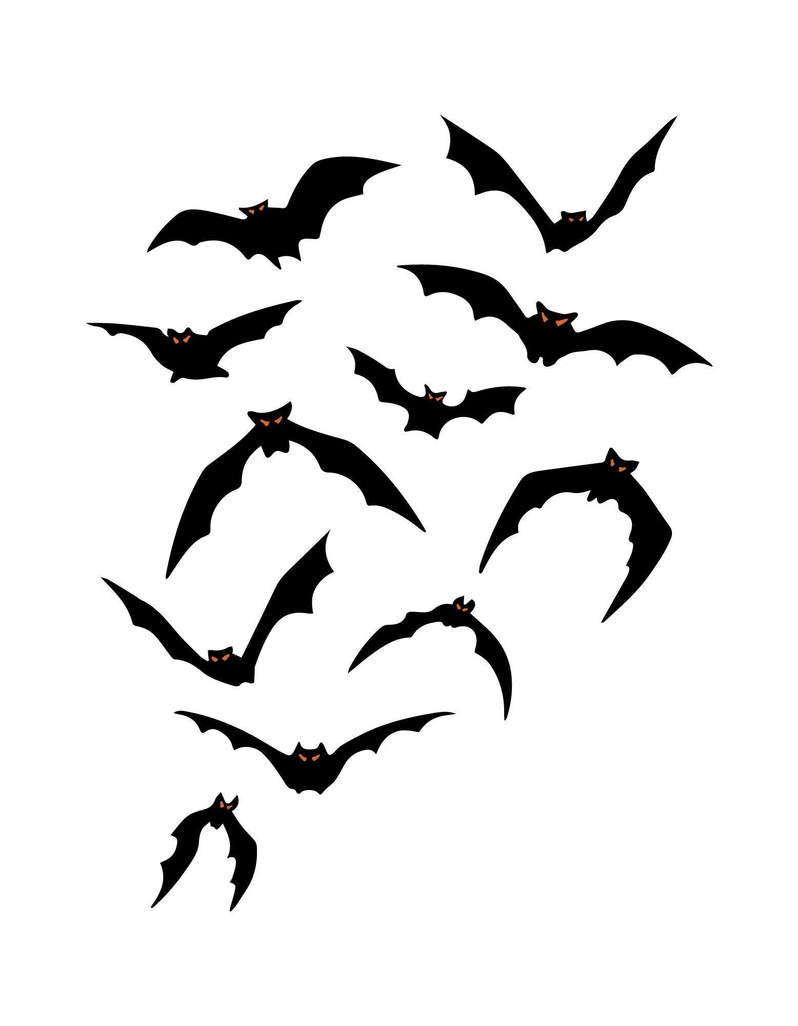 SVG.PNG.JPG Digital File, Flying Bats, Bats, Flying, Halloween, Spooky ...