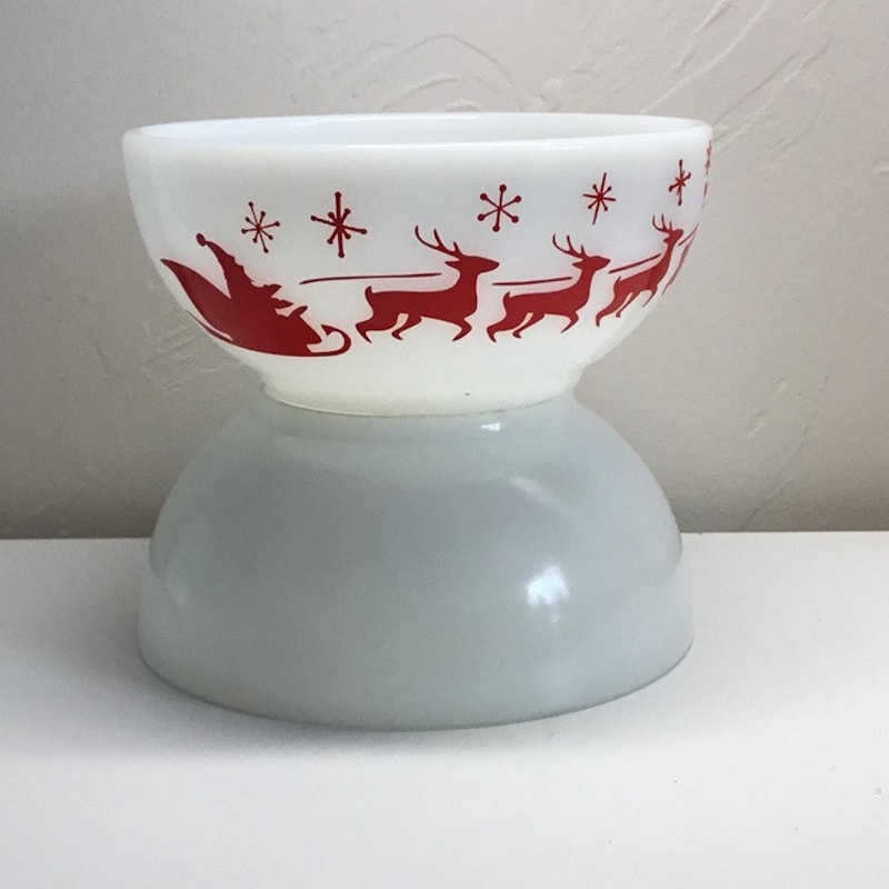 Pyrex Merry Christmas - Etsy