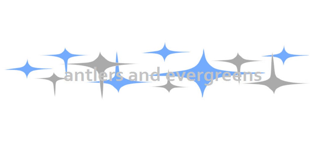 ATOMIC STARS Starburst Decal - Etsy