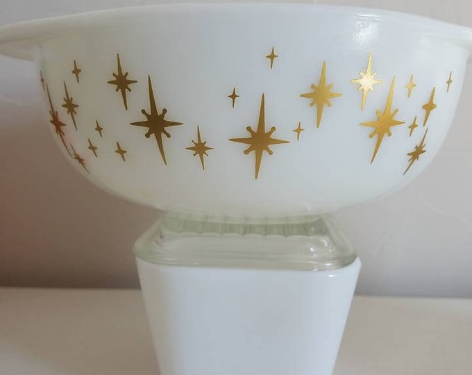 Vintage Pyrex Zodiac Casserole With Lid and Warming Cradle, C1961 ...