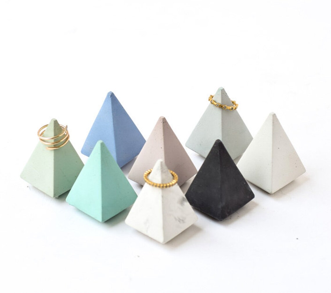 Concrete Ring Cone Jewelry Display Diamond Ring Ring | Etsy