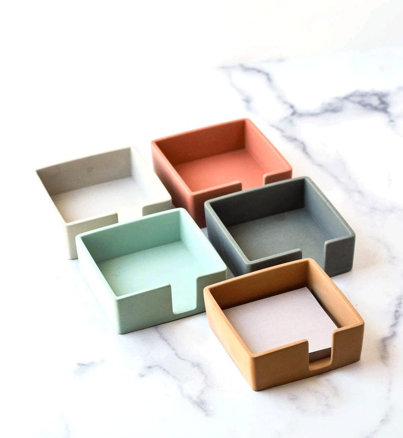 Sticky Note Holder, Desk Accessories, Modern Office Decor, Minimalist ...