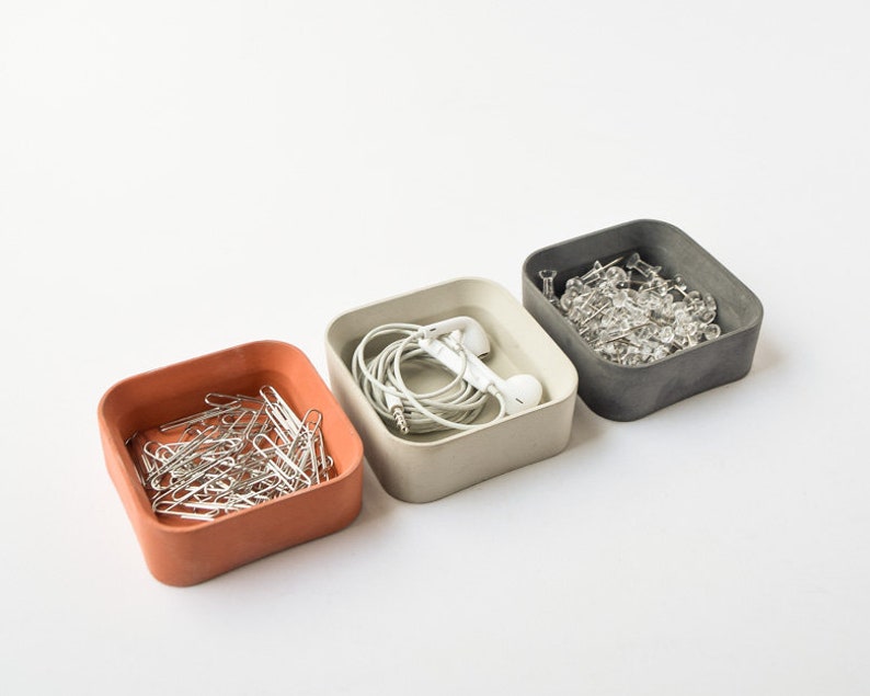 Desk Organizer Desk Accessories Small Tray Paper Clip - Etsy