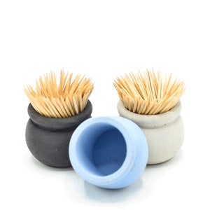 Toothpick Holder - Concrete Toothpick Holder - Kitchen Accessories ...
