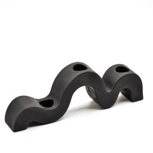 Wavy Taper Candlestick Holder - Modern Home Decor Curved Candle Holder ...