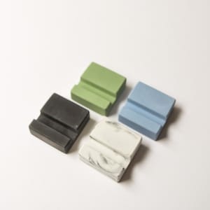 Square Business Card Holder - Business Card Holder for Desk - Vertical ...