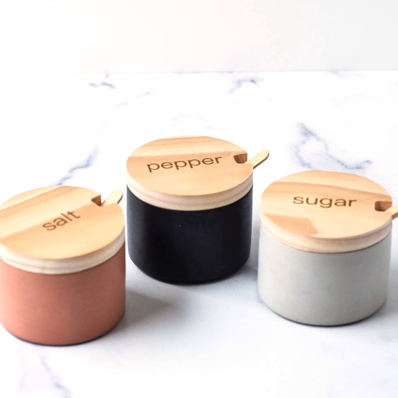 Salt and Pepper Storage Box - Etsy