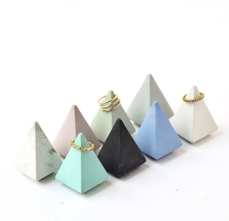 Concrete Ring Cone Jewelry Display Diamond Ring Ring | Etsy