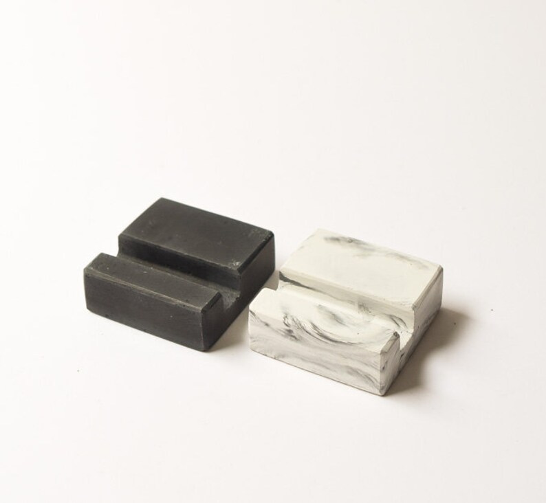 Square Business Card Holder Business Card Holder for Desk - Etsy