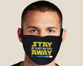 Stay Away Face Mask | Etsy