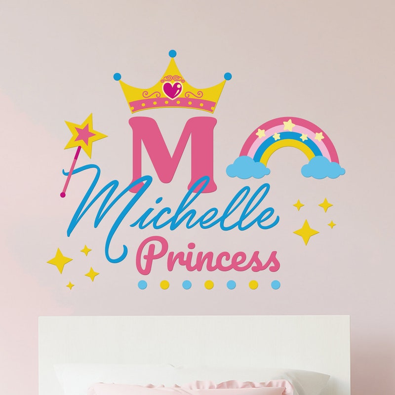 Princess Wall Decal - Etsy