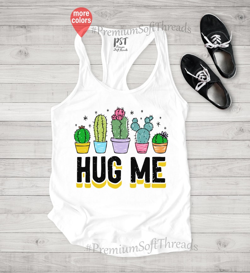 Hug Me Cactus T-shirt Funny Cactus Shirt Cactus Lovers | Etsy