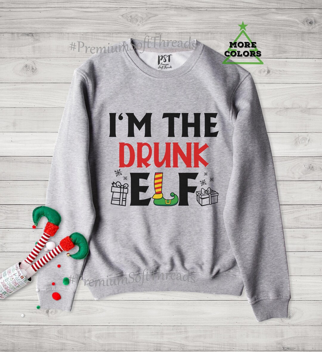 Custom the Elf Family Sweatshirt, Custom Elf Sweatshirt, Matching ...