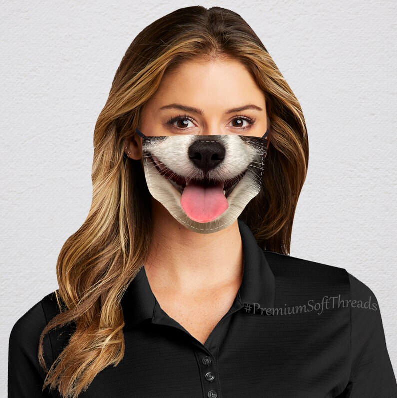 Dog Face Mask Dog Mask Face Mask Adjustable Mask Animal | Etsy