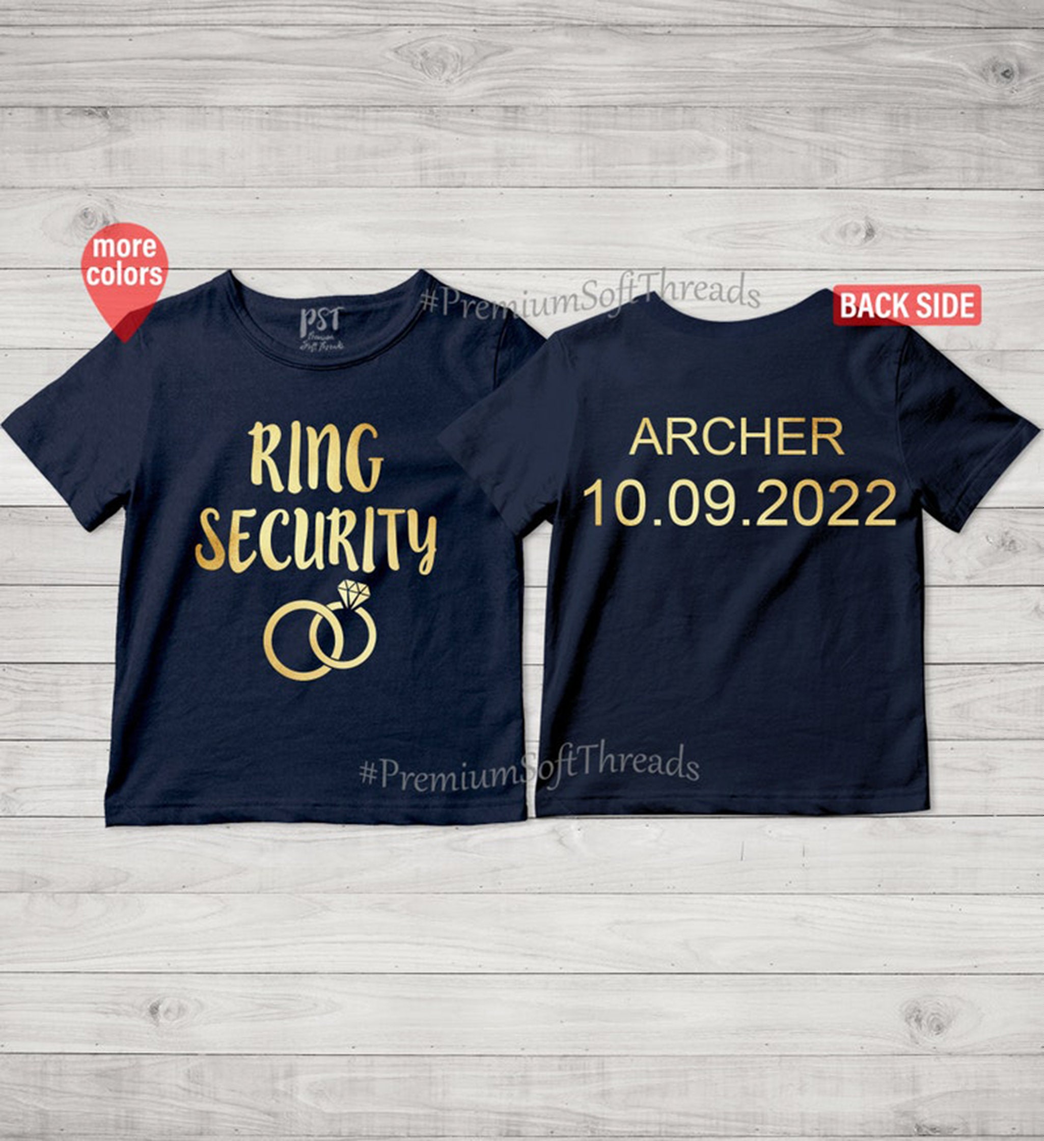 Ring Security Ring Bearer Shirt Ring Security Shirt Ring | Etsy