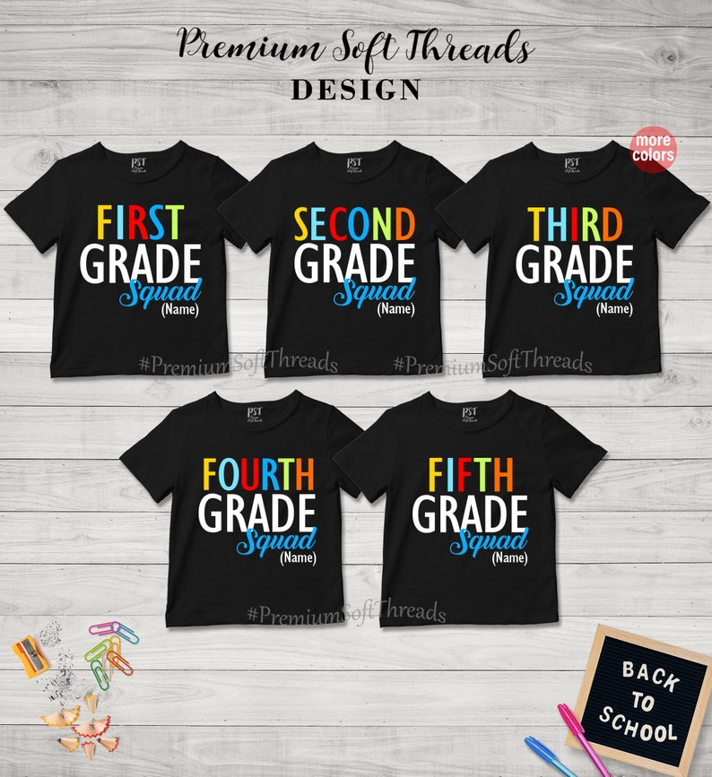 Team Second Grade Shirt Back to School Shirt Second Grade | Etsy