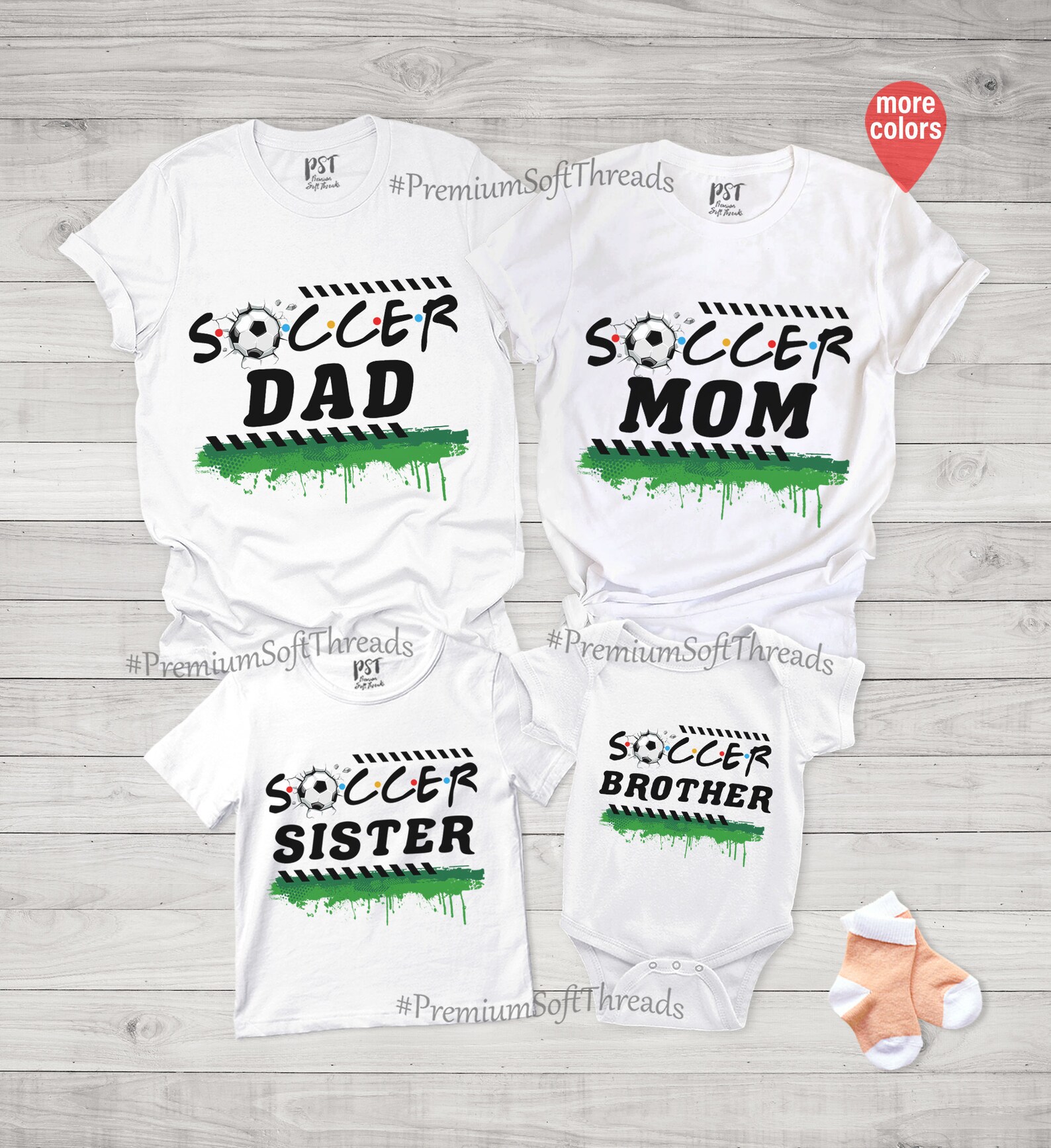 Family Soccer Shirt Custom Family Matching Shirt - Etsy