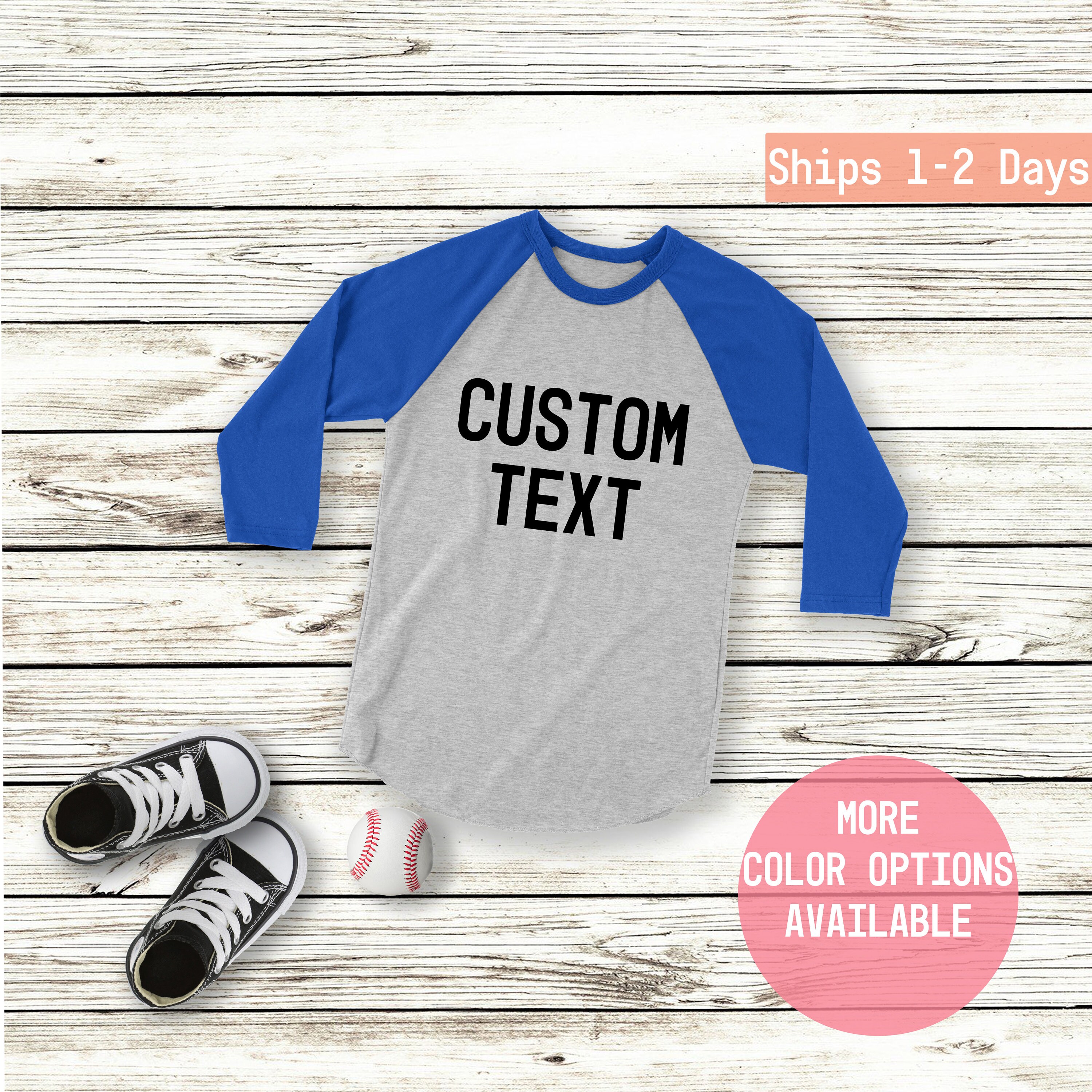 Custom Toddler Raglan Shirt Personalized Toddler Raglan | Etsy