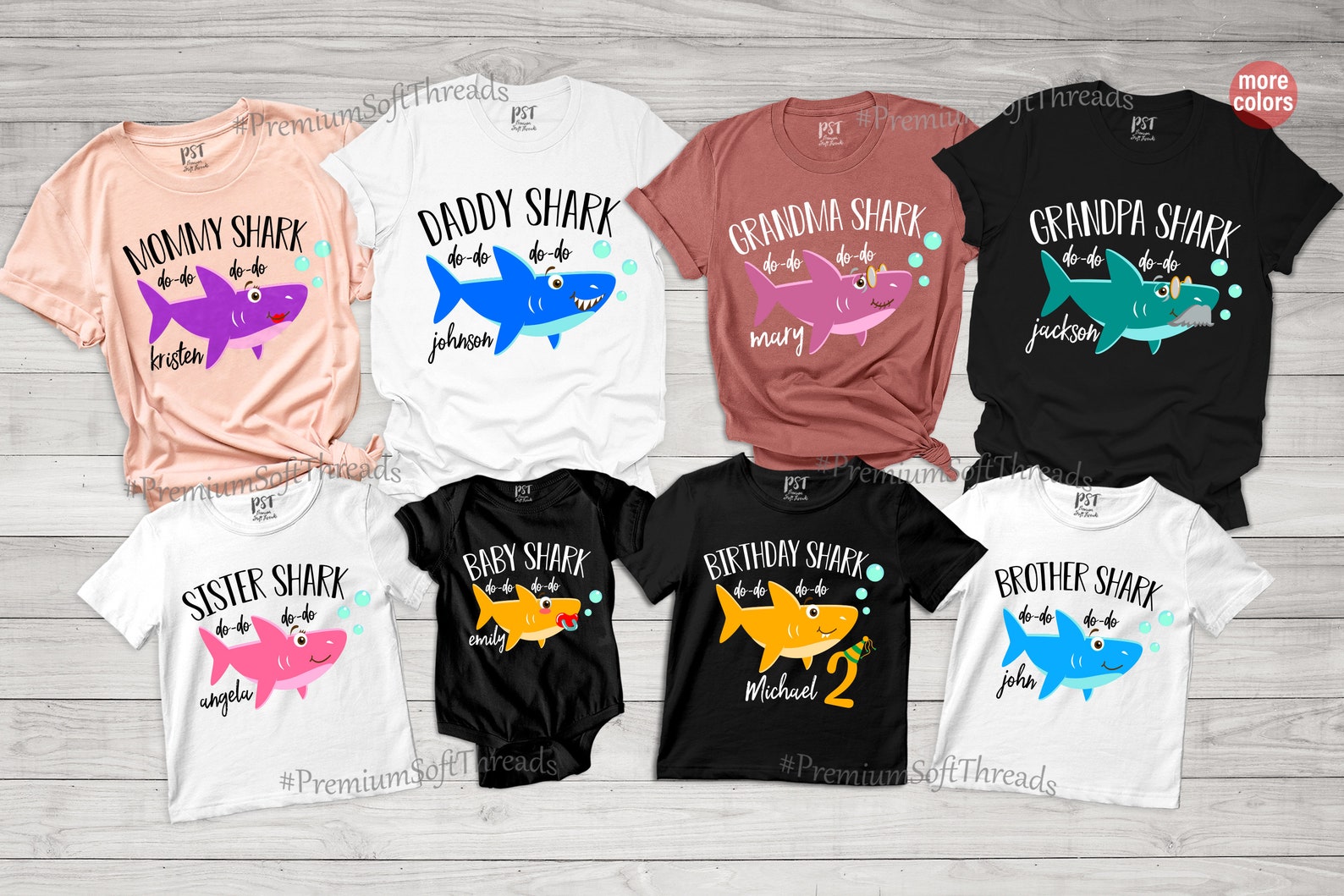 Family Shark Shirts Birthday Shark Family Matching Shirts Do - Etsy