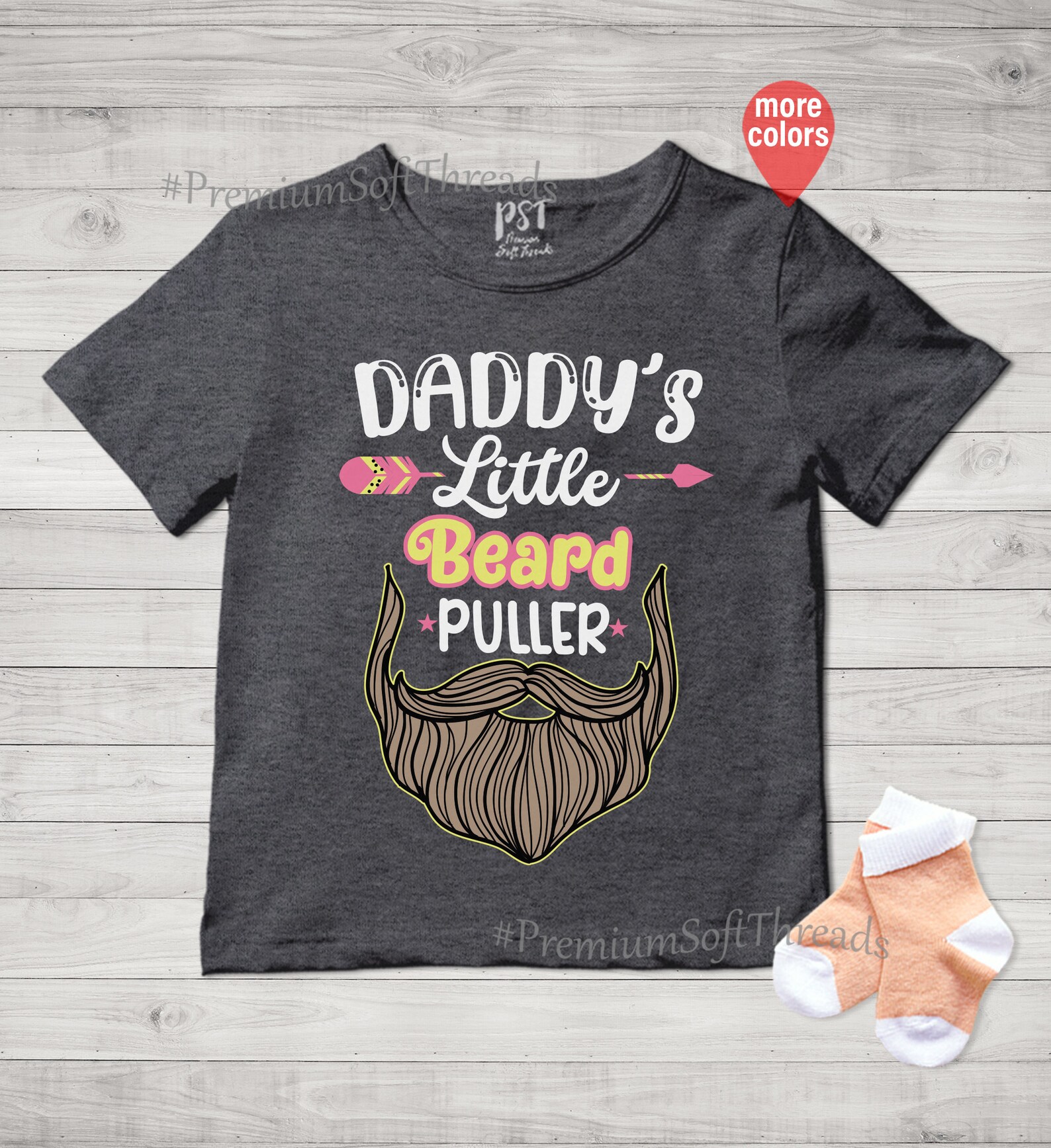 Daddy's Little Beard Puller Bodysuit Fathers Day Gifts - Etsy