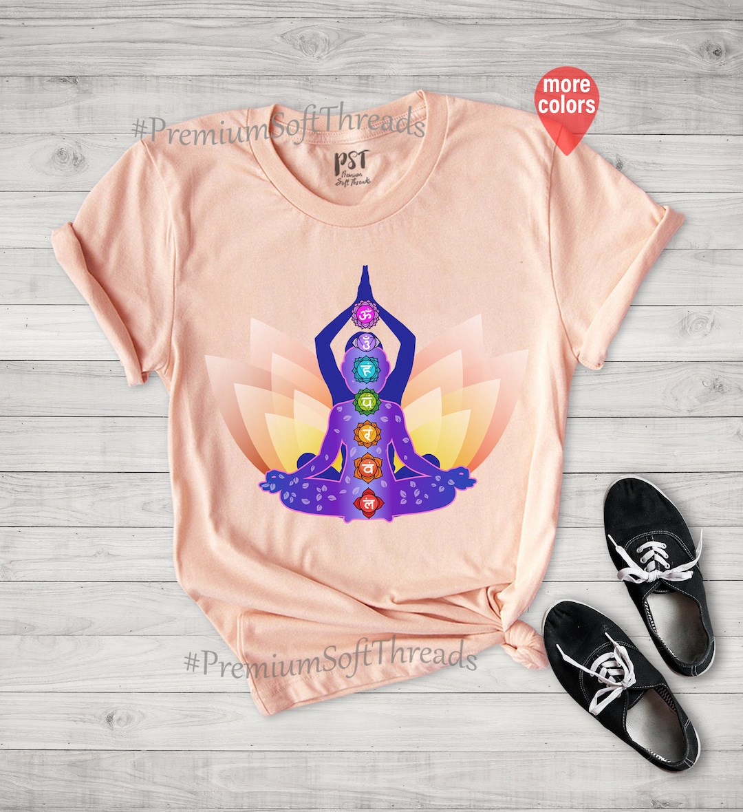Yoga Chakra Shirt, Yoga Shirt, Yoga Chakra, Namaste Shirt, Meditation ...
