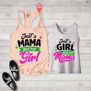 Just a Mama and Her Girl Tanks, Matching Mommy and Me Tanks, Just a ...