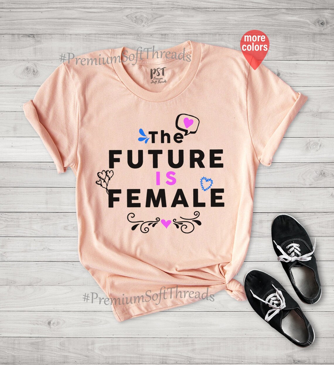 The Future Is Female T-Shirt Feminism Shirt Equal Rights | Etsy