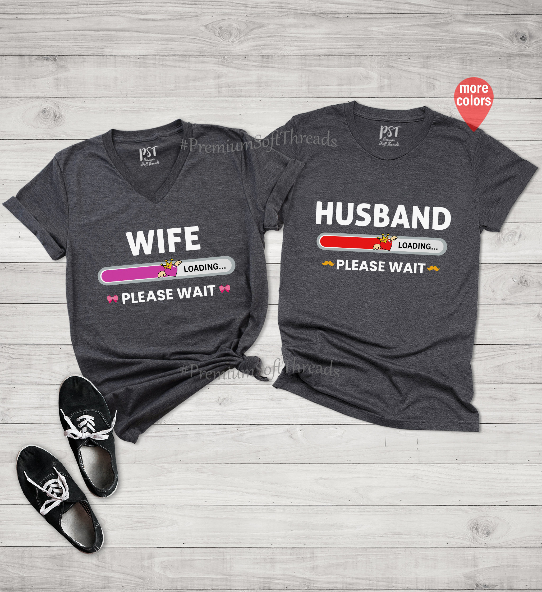 Wife Loading Shirt Husband Loading Shirt Matching Couple | Etsy