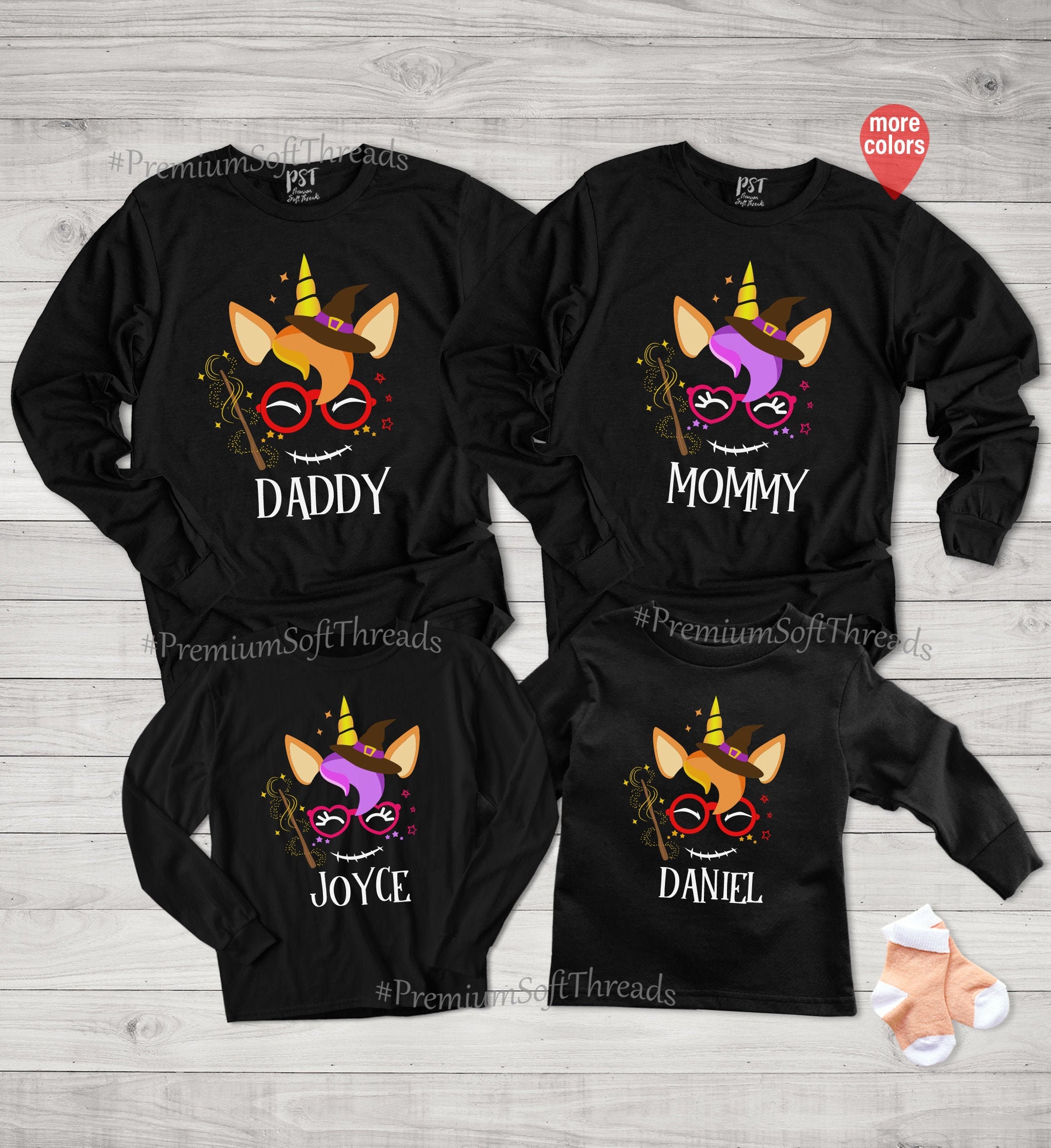 Personalized Unicorn Long Sleeve Tshirt Custom Unicorn Shirt | Etsy