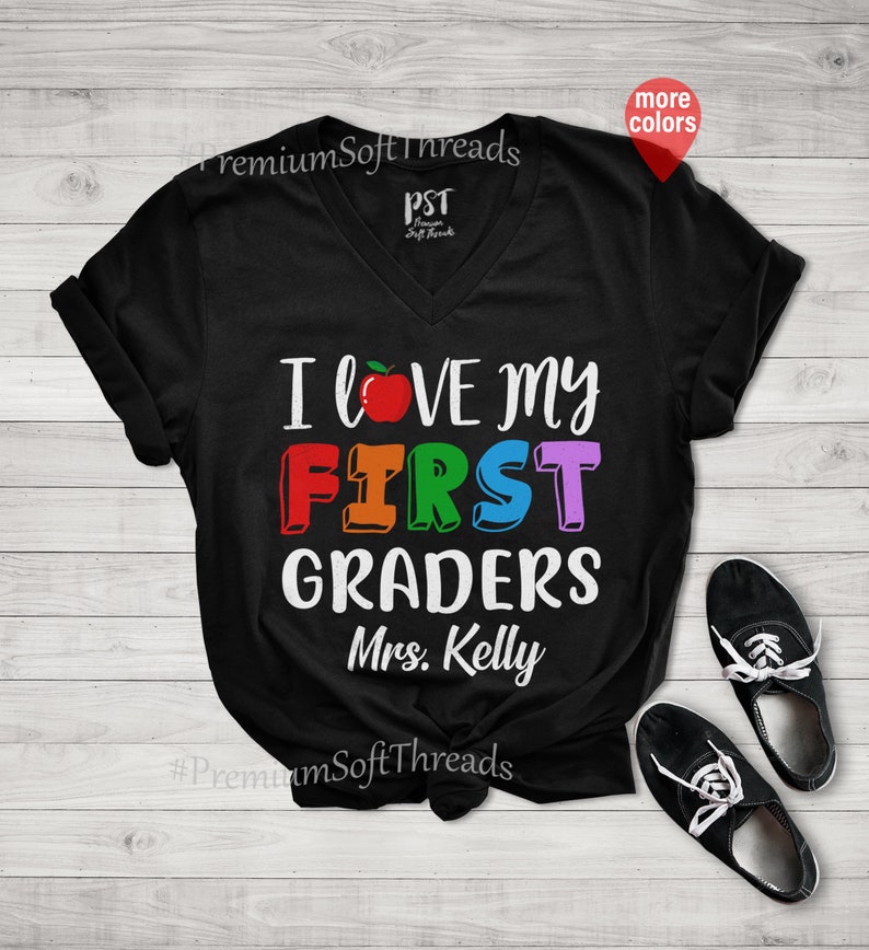 I Love My First Graders Shirt Teacher Shirt Back to School - Etsy