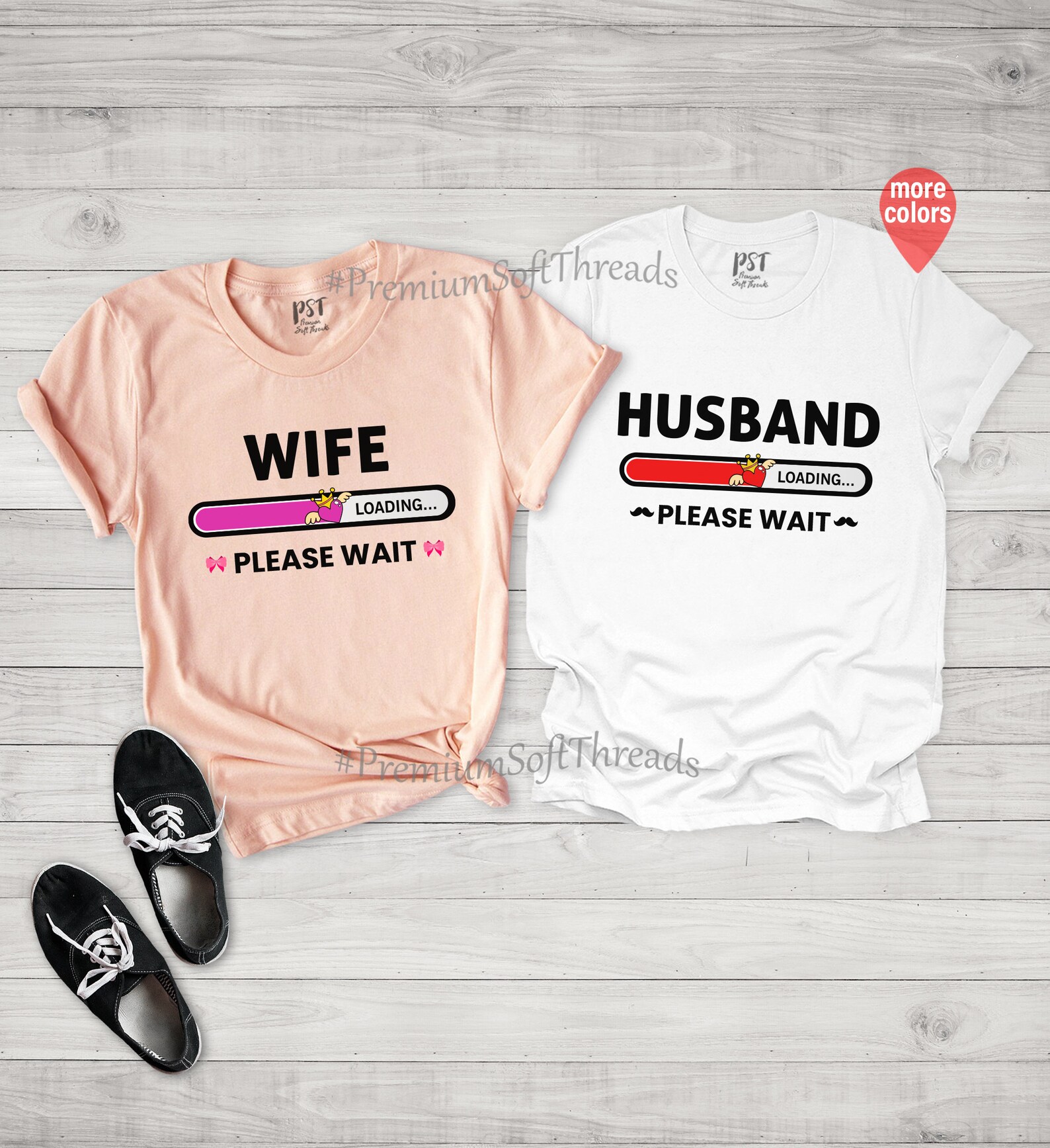 Wife Loading Shirt Husband Loading Shirt Matching Couple | Etsy