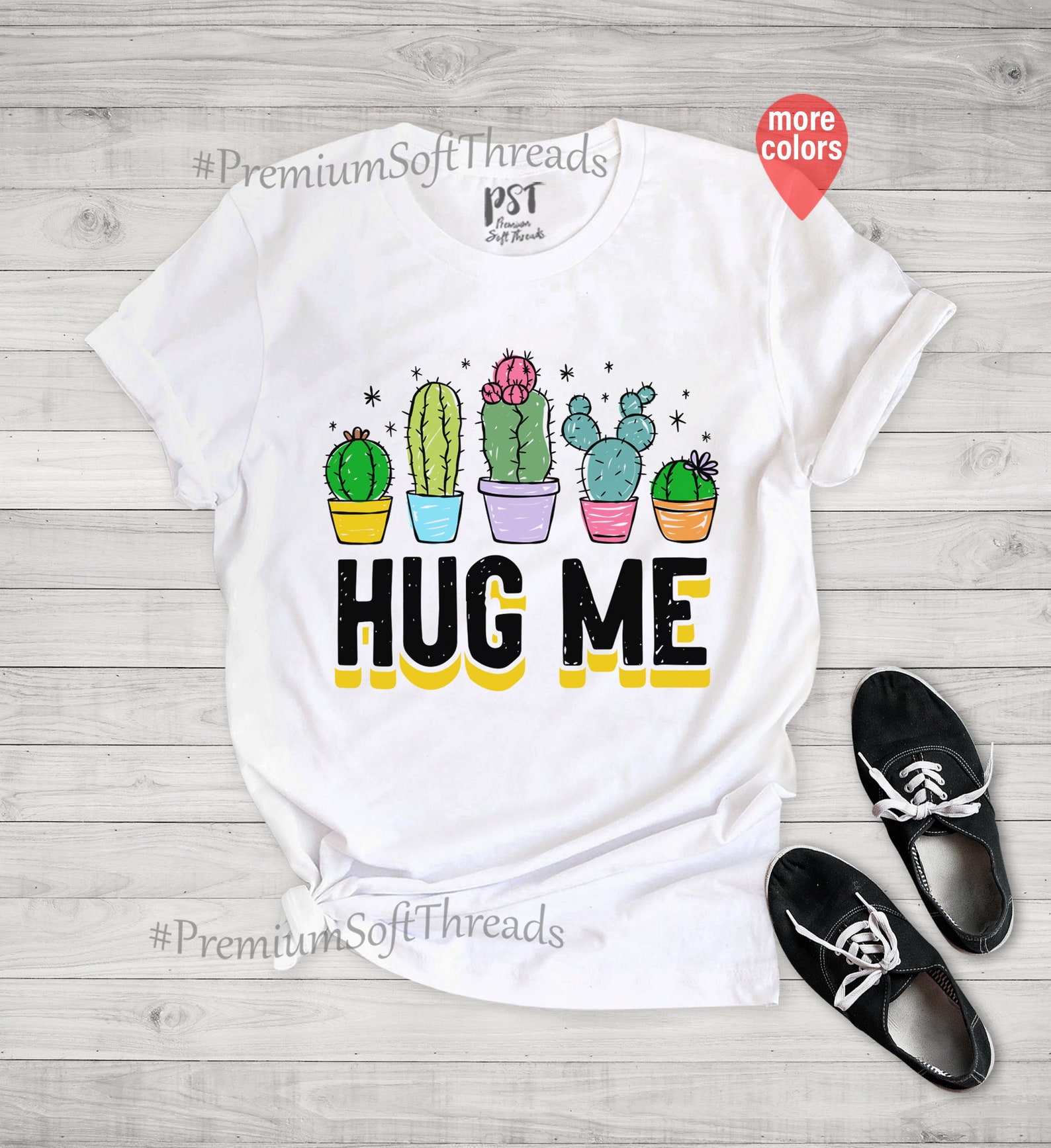 Hug Me Cactus T-shirt Funny Cactus Shirt Cactus Lovers | Etsy