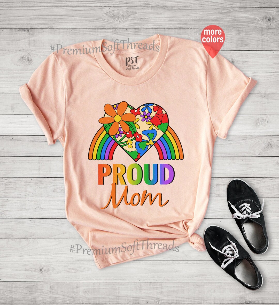 Proud Mom Shirt, Pride Mom Shirt, LGBT Mom Shirt, LGBT Shirt, Pride ...