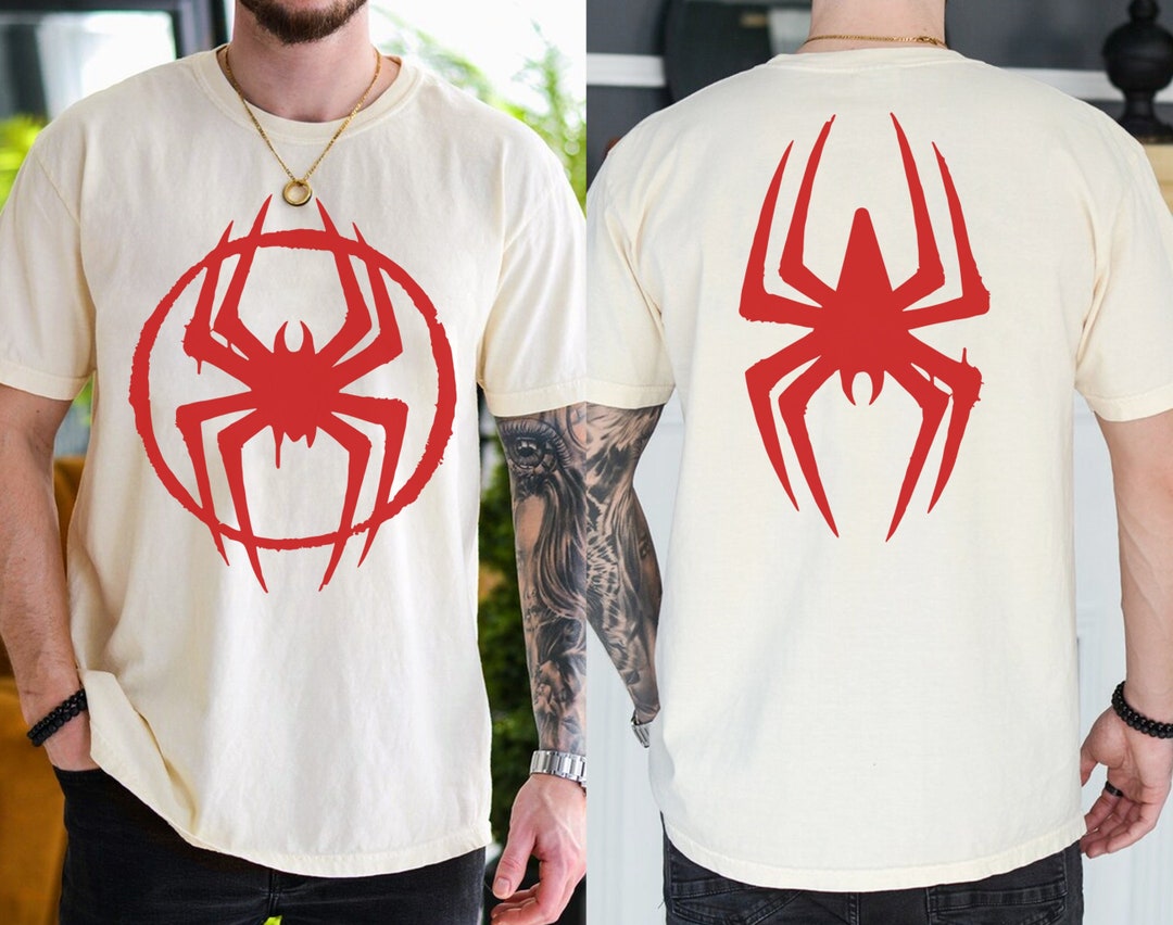 Spider Tee Shirt, Spider Web Shirt, Comfort Colors Men Shirt, Spider ...