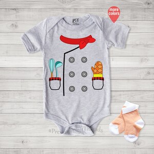 Little Chef Baby Bodysuits, Little Chef Kids Shirt, Baby Chef Outfit ...