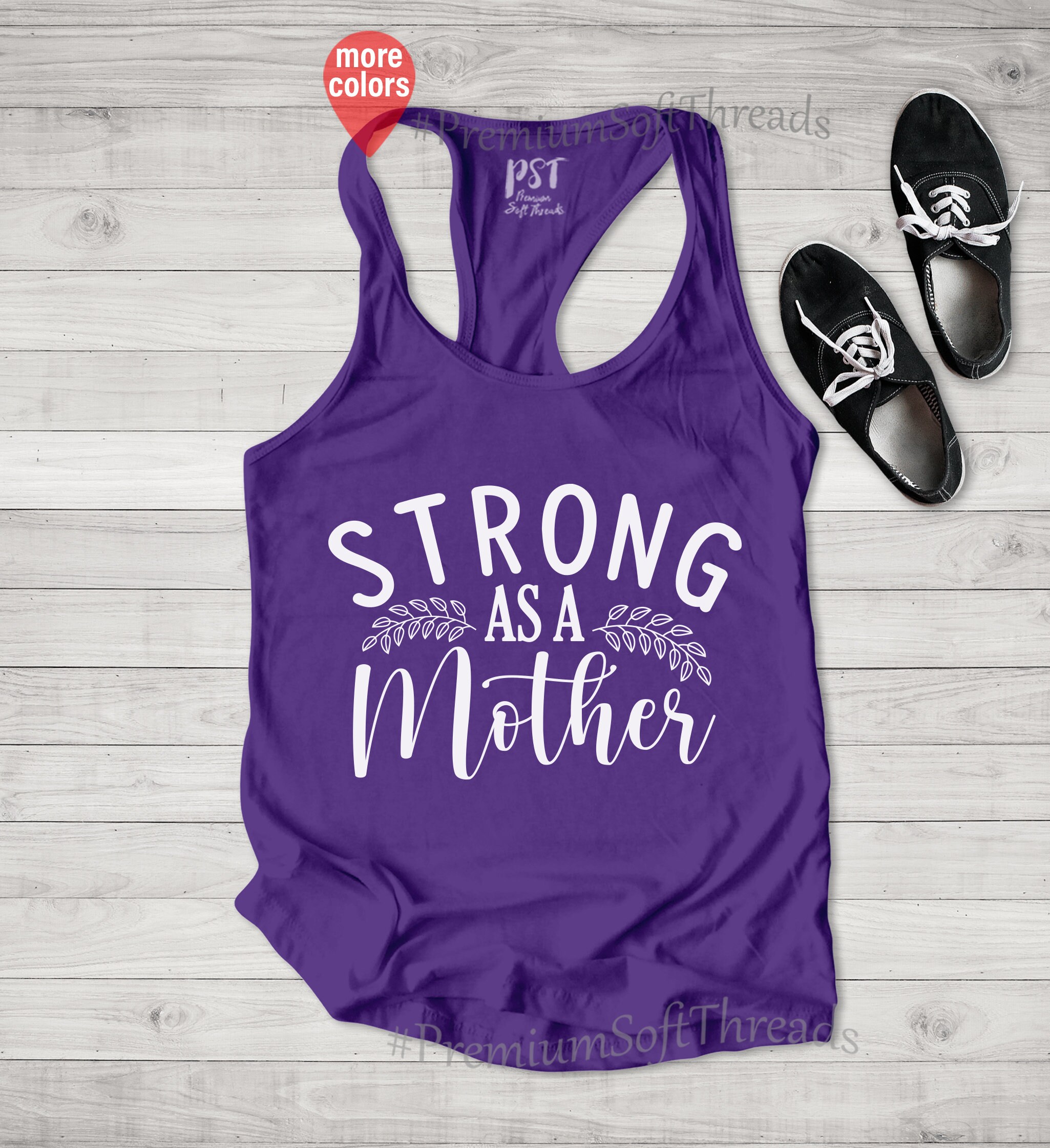 Strong as a Mother Tanks Mother's Day Tanks Mom Tanks - Etsy