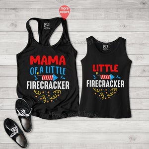 Mama of A Little Firecracker Tanks, Matching 4th of July Tank Top ...