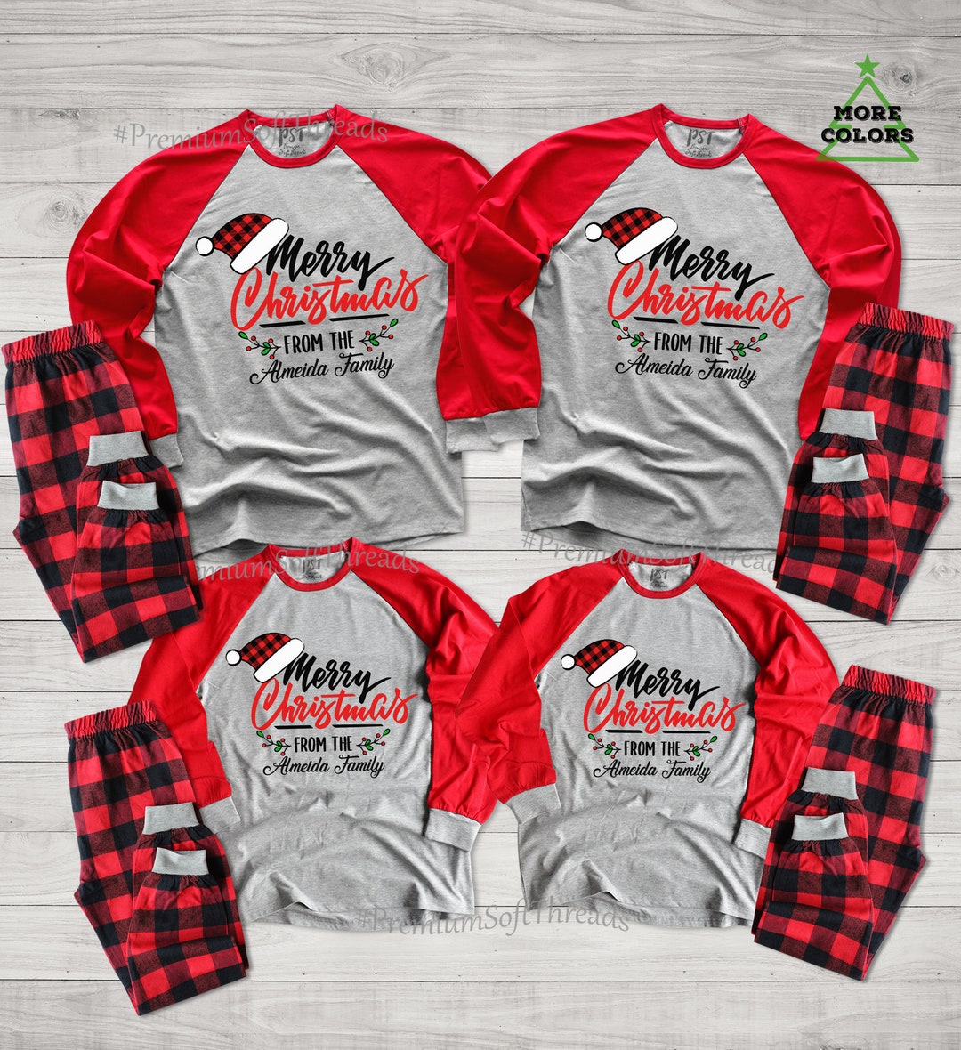 Merry Christmas With Family Raglan Family Christmas Baseball - Etsy