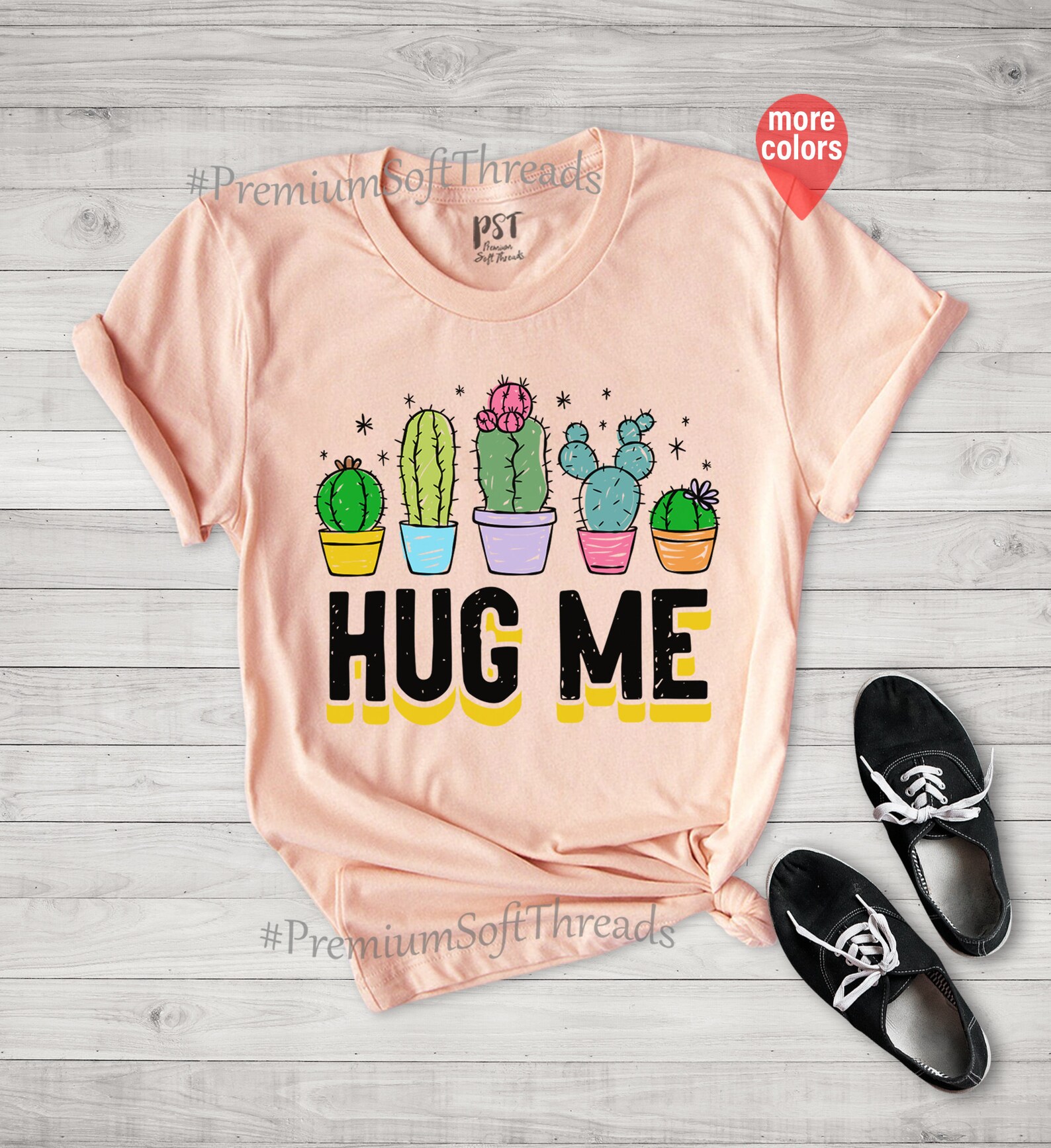 Hug Me Cactus T-shirt Funny Cactus Shirt Cactus Lovers | Etsy