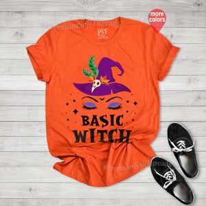 Basic Witch Shirt Halloween Shirt for Women Witchy T-shirt | Etsy