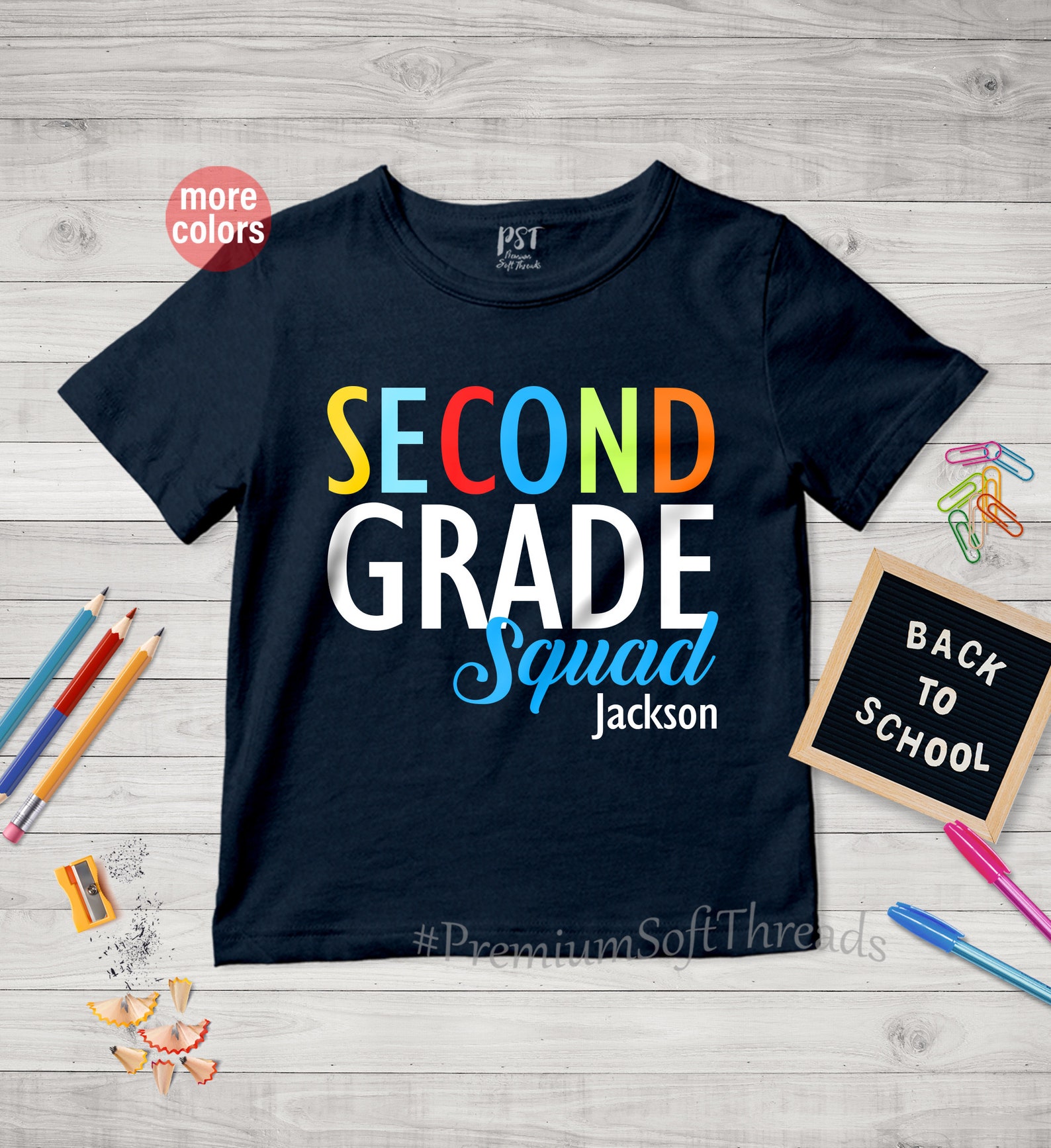 Team Second Grade Shirt Back to School Shirt Second Grade - Etsy
