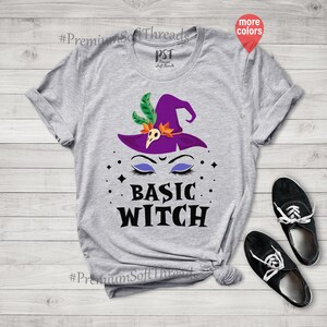 Basic Witch Shirt Halloween Shirt for Women Witchy T-shirt | Etsy
