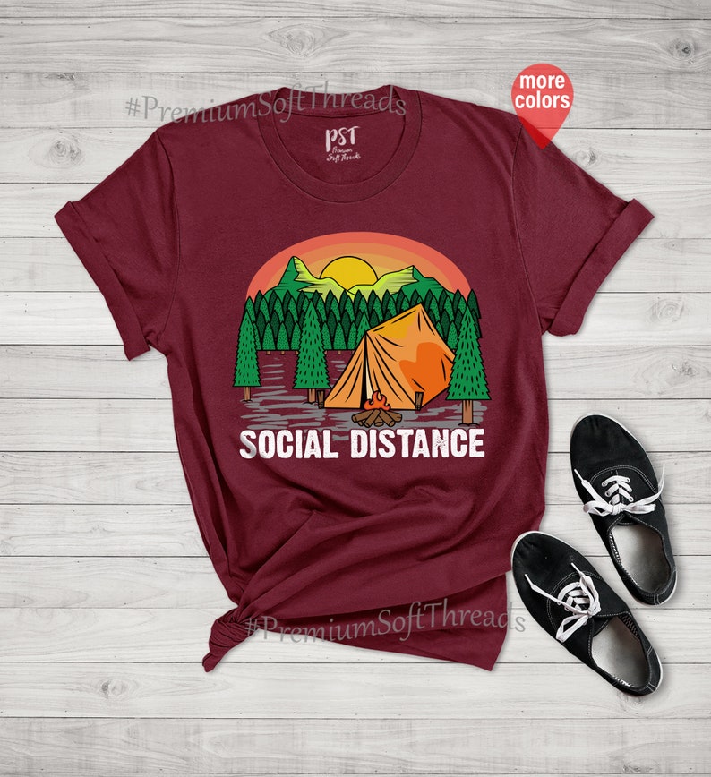 Social Distance Shirt Quarantine Shirt Camping Shirt - Etsy